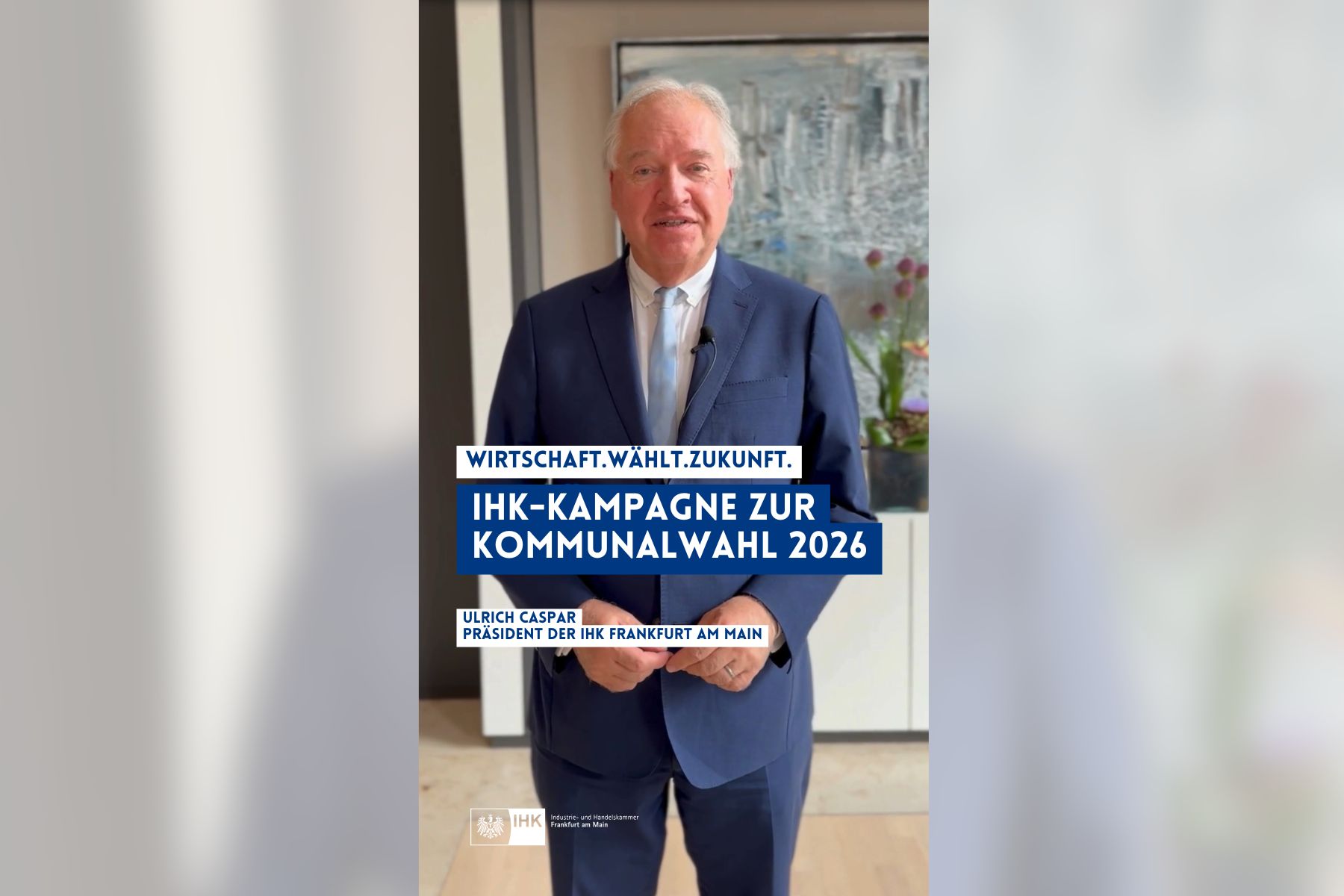 Präsident Ulrich Caspar - IHK Frankfurt am Main